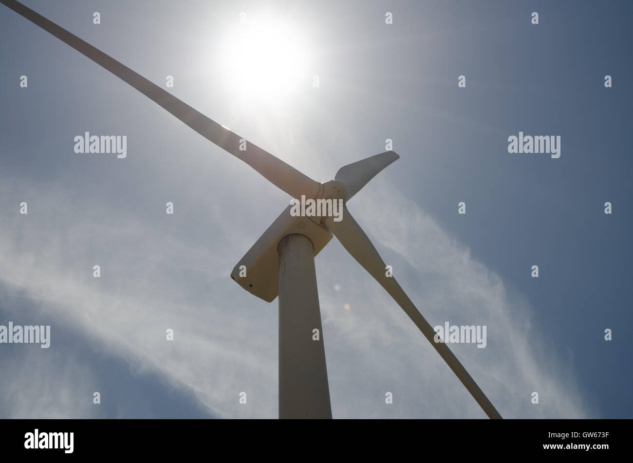 Italy. Wind turbines in wind farm in Sedini, Sardinia Stock Photo - Alamy
