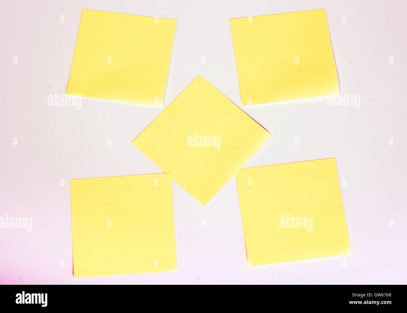 Yellow sticky notes Stock Photo - Alamy