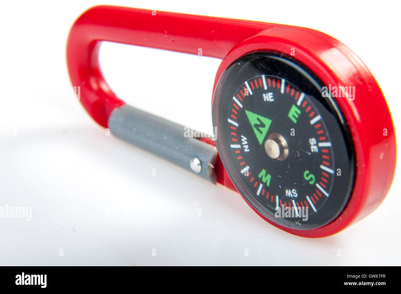 Compass showing north direction Stock Photo - Alamy
