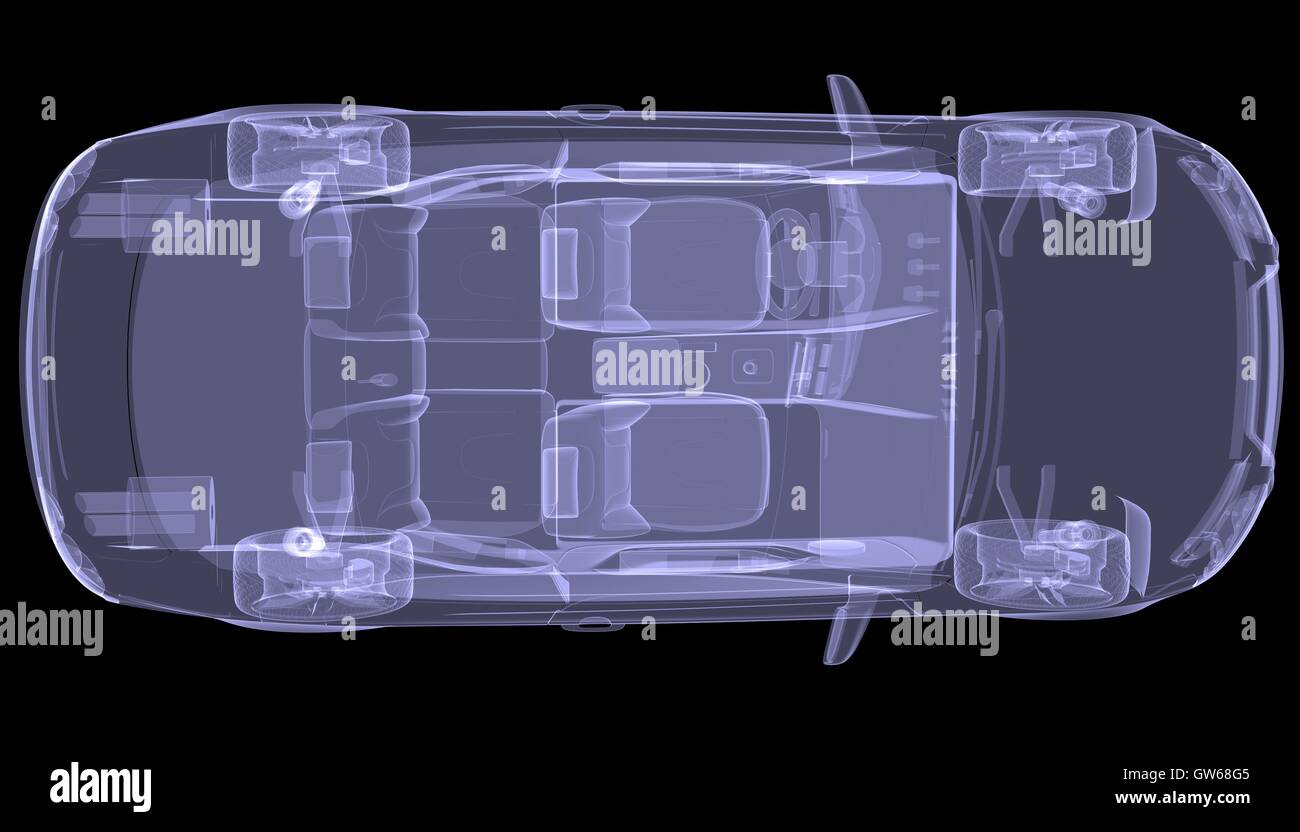 X-ray concept car Stock Photo - Alamy