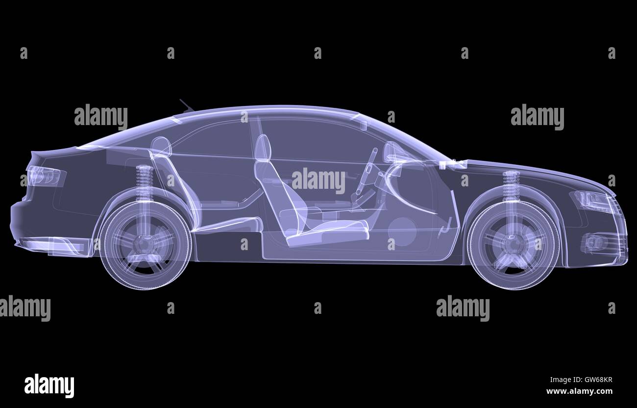 X-ray concept car Stock Photo - Alamy