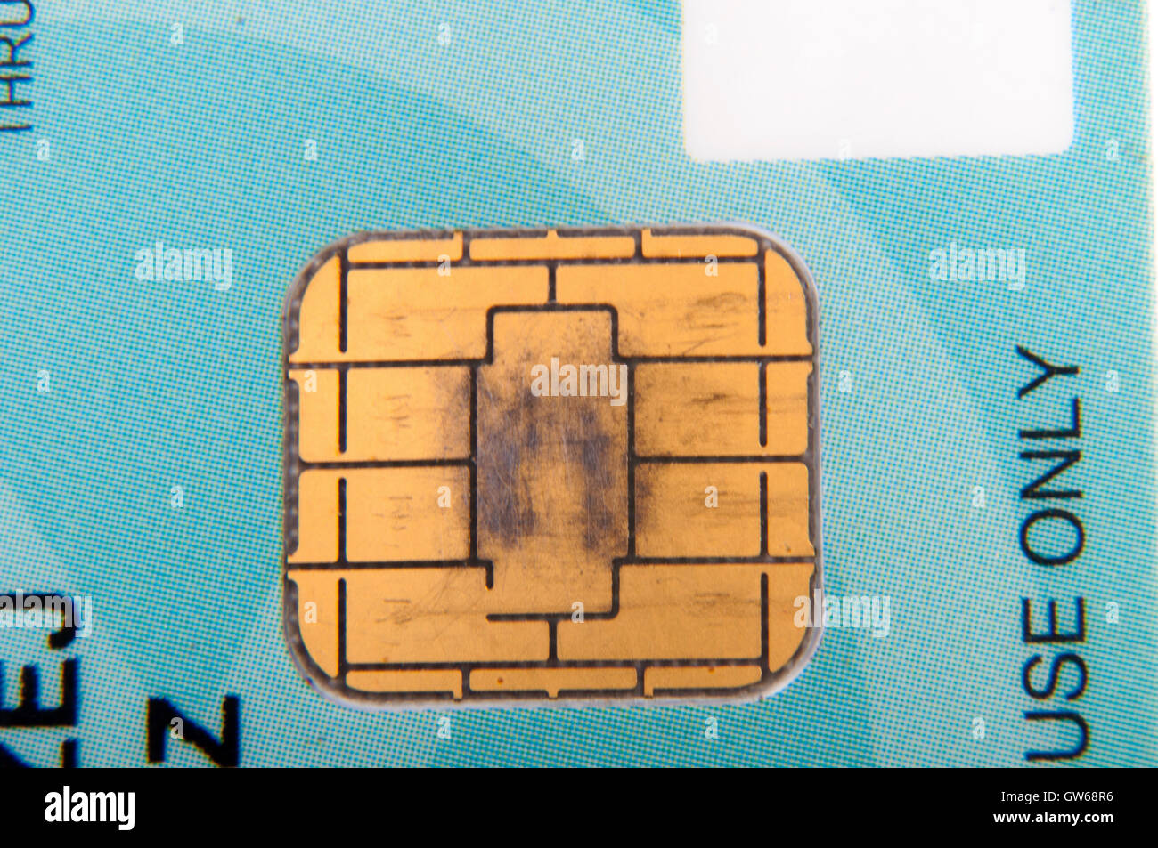 Microchip in Credit Card Stock Photo - Alamy