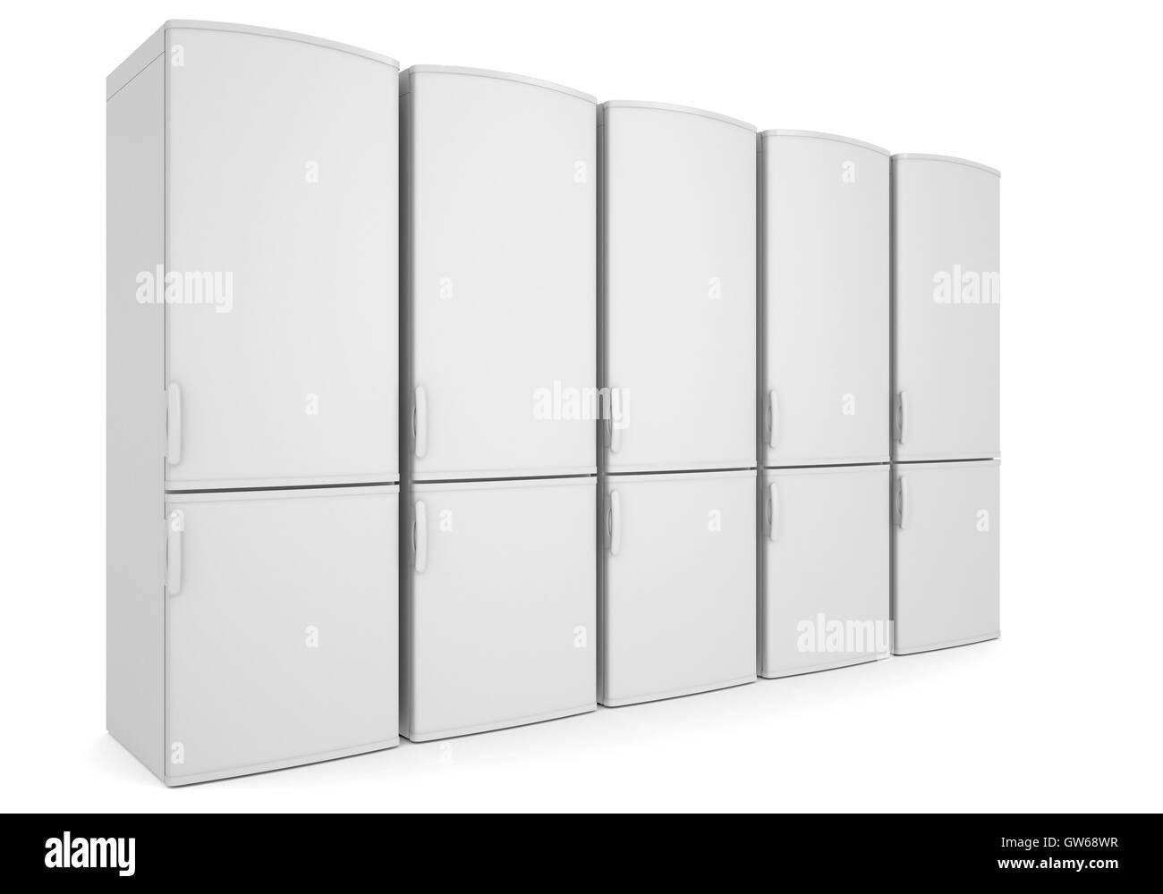 Old refrigerators Cut Out Stock Images & Pictures - Alamy