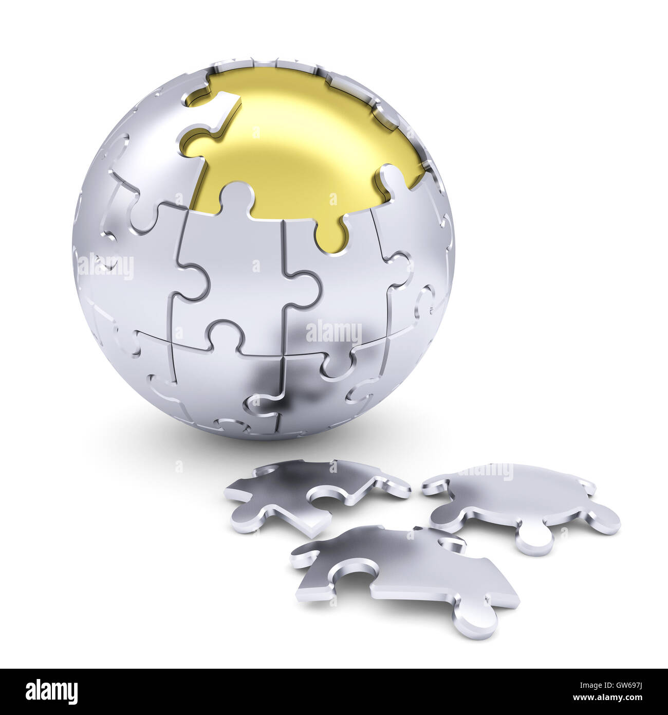 Metal puzzles Cut Out Stock Images & Pictures - Alamy