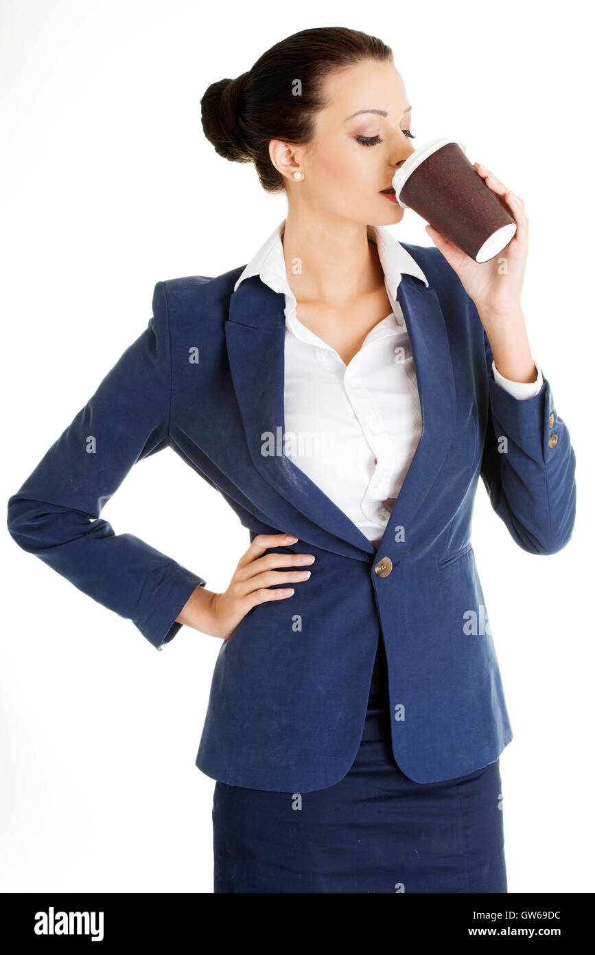 Cofee brake in rush day Stock Photo - Alamy