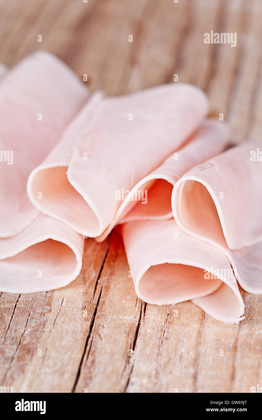 slices of ham Stock Photo - Alamy