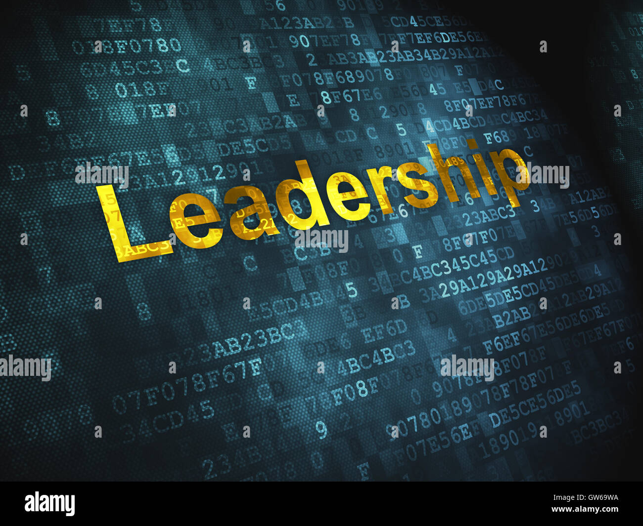 Business concept: Leadership on digital background Stock Photo - Alamy
