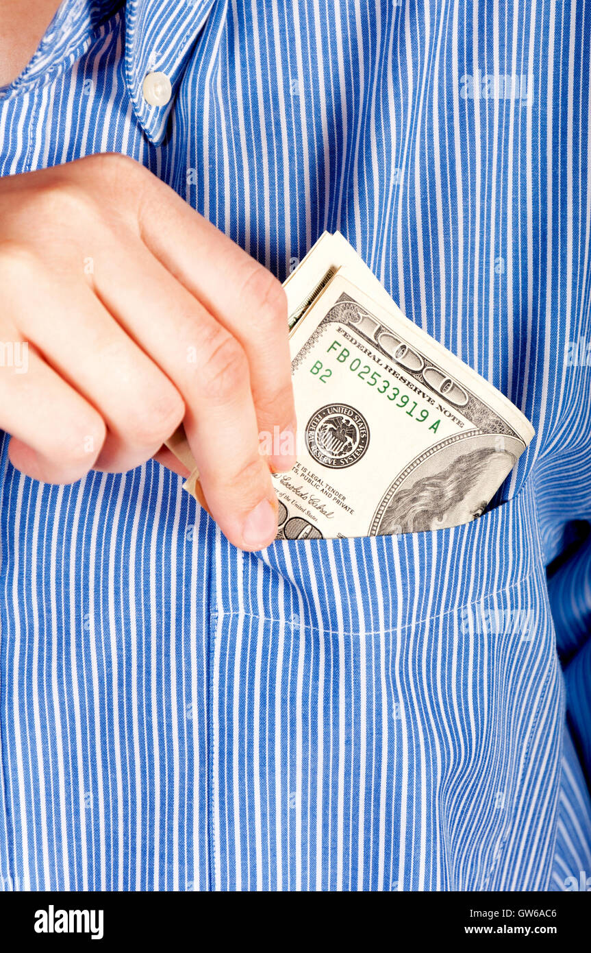Money in the pocket Stock Photo - Alamy