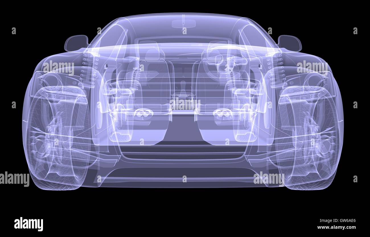 X-ray concept car Stock Photo - Alamy