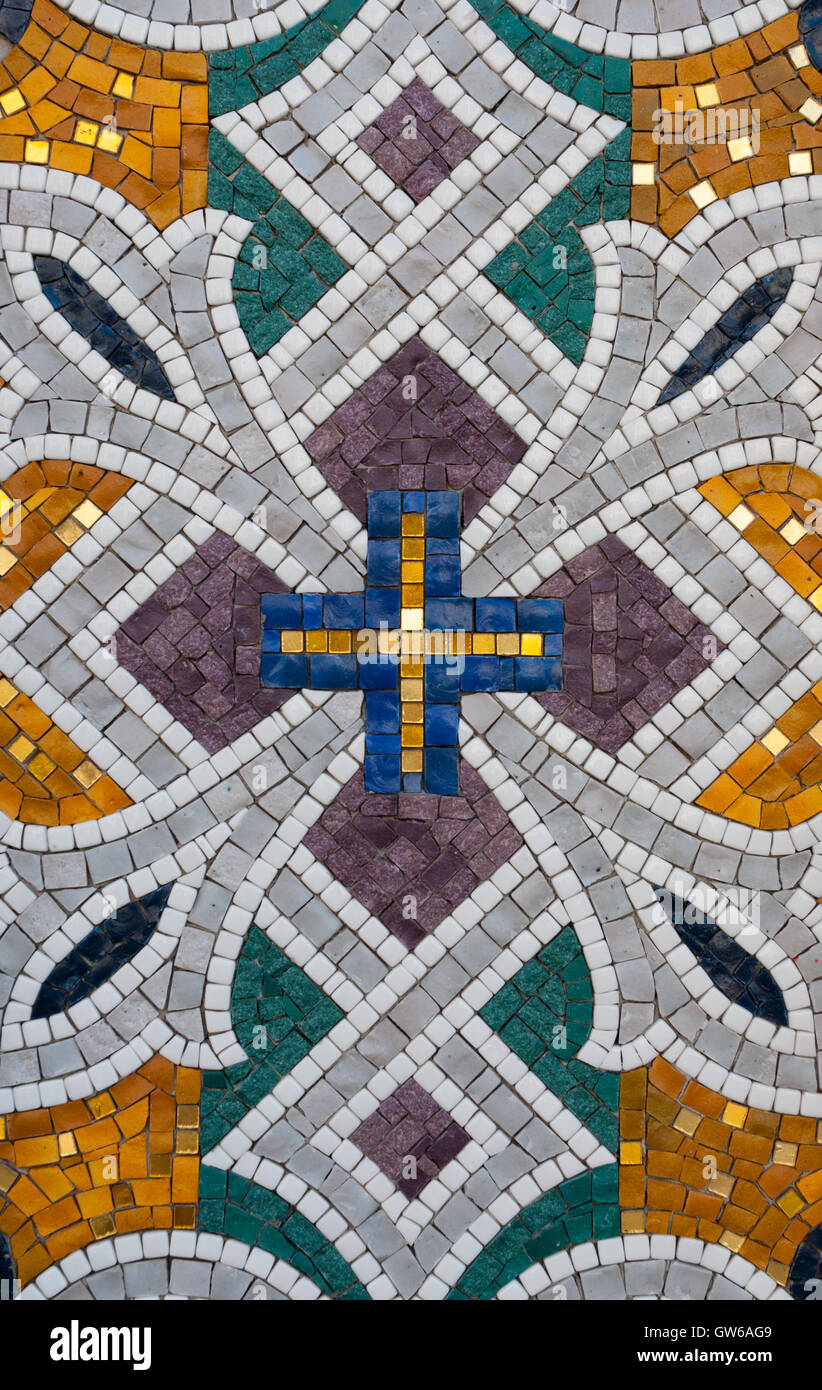 Pattern of stone mosaic Stock Photo - Alamy