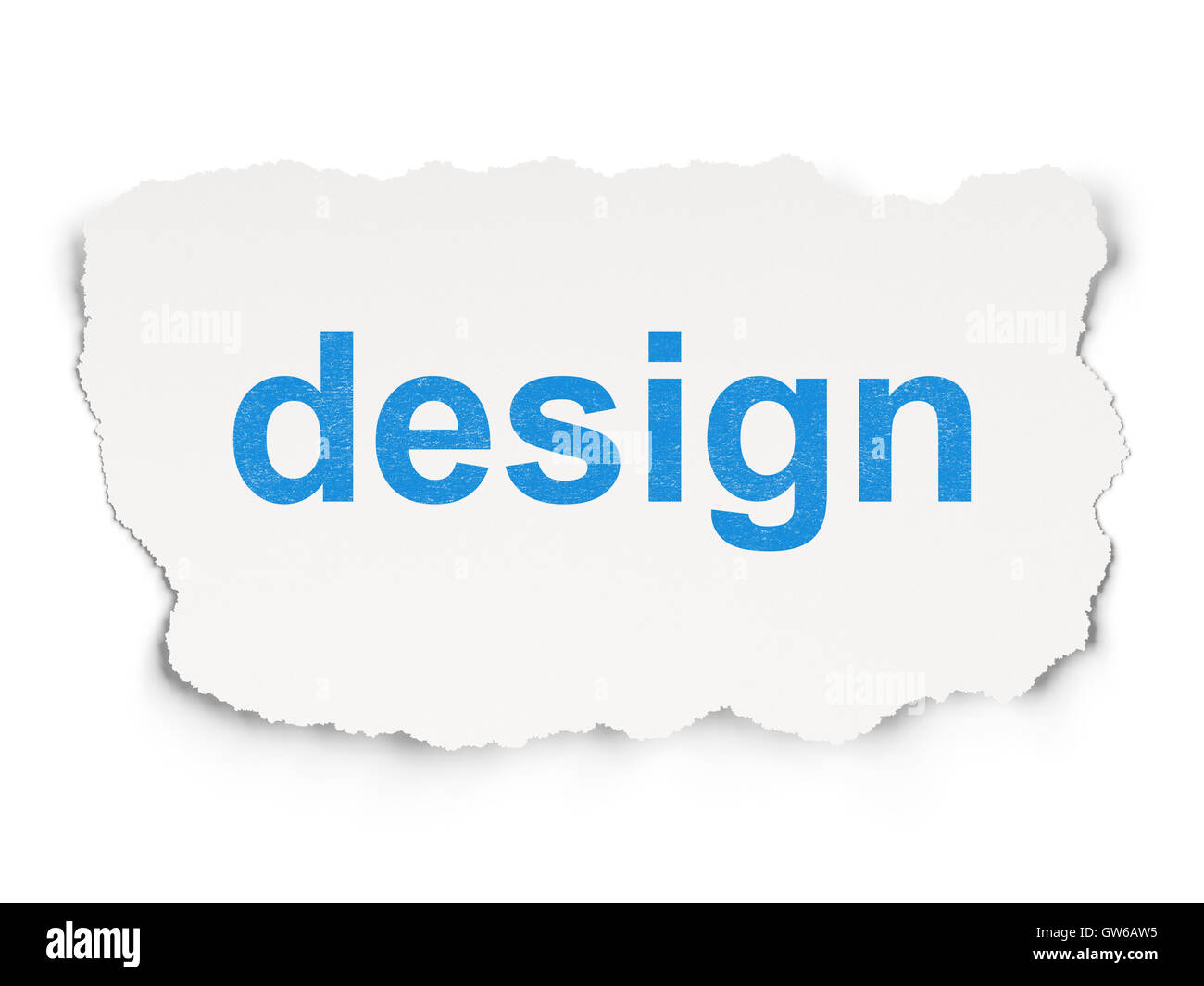 Advertising concept: Design on Paper background Stock Photo - Alamy