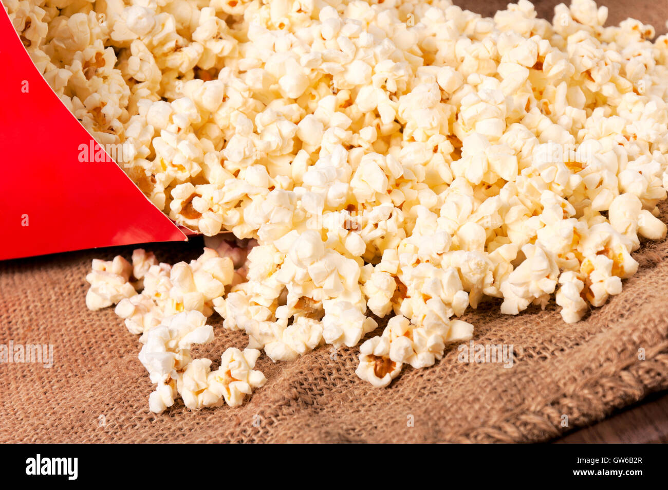 Pop corn splash Stock Photo - Alamy