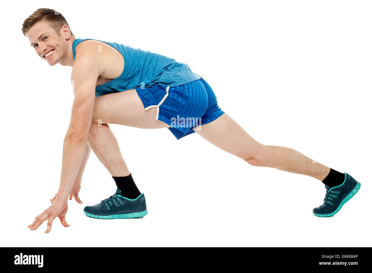 Lined up ready to go hi-res stock photography and images - Alamy