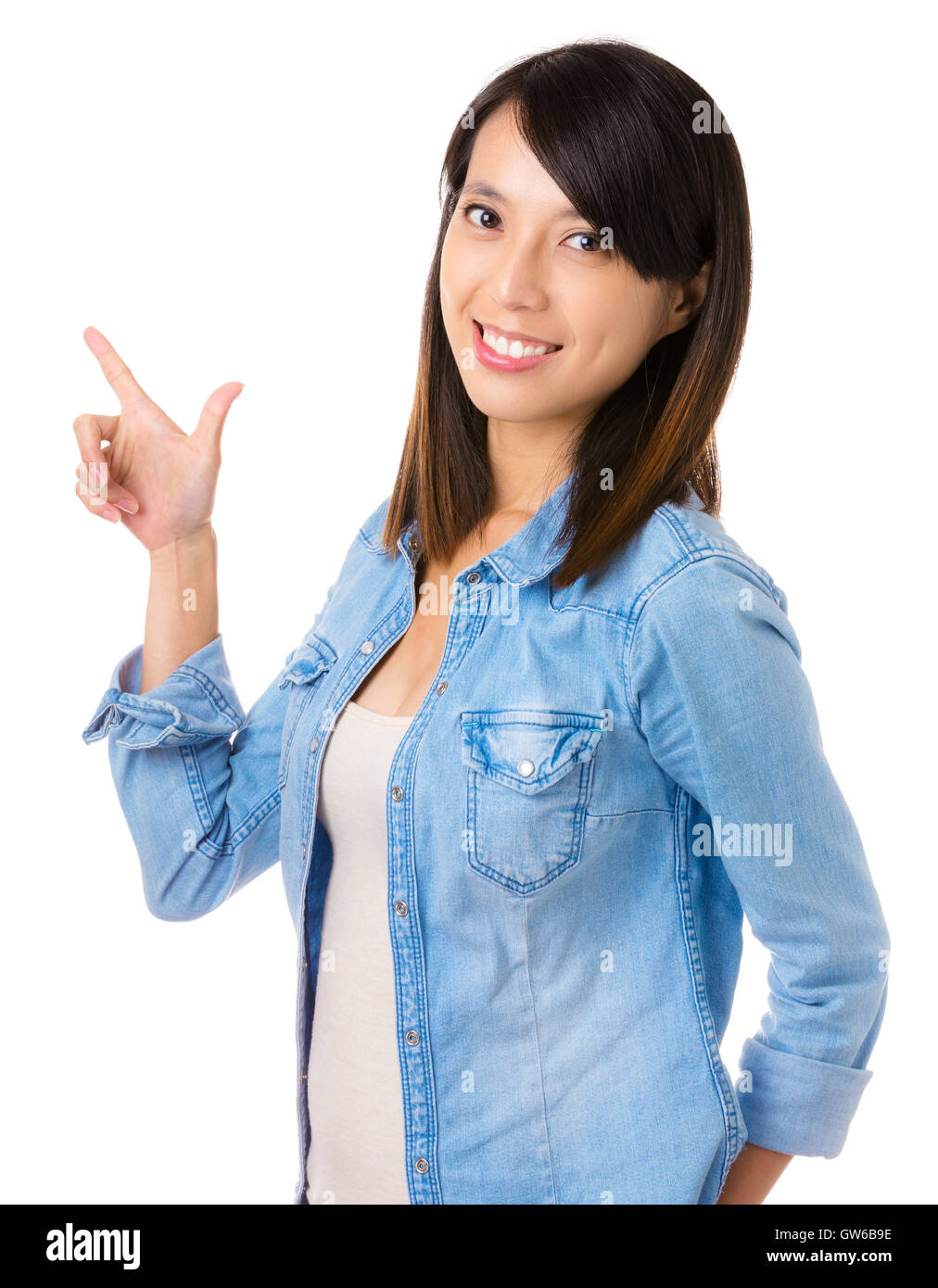 Woman hand tick gesture hi-res stock photography and images - Alamy