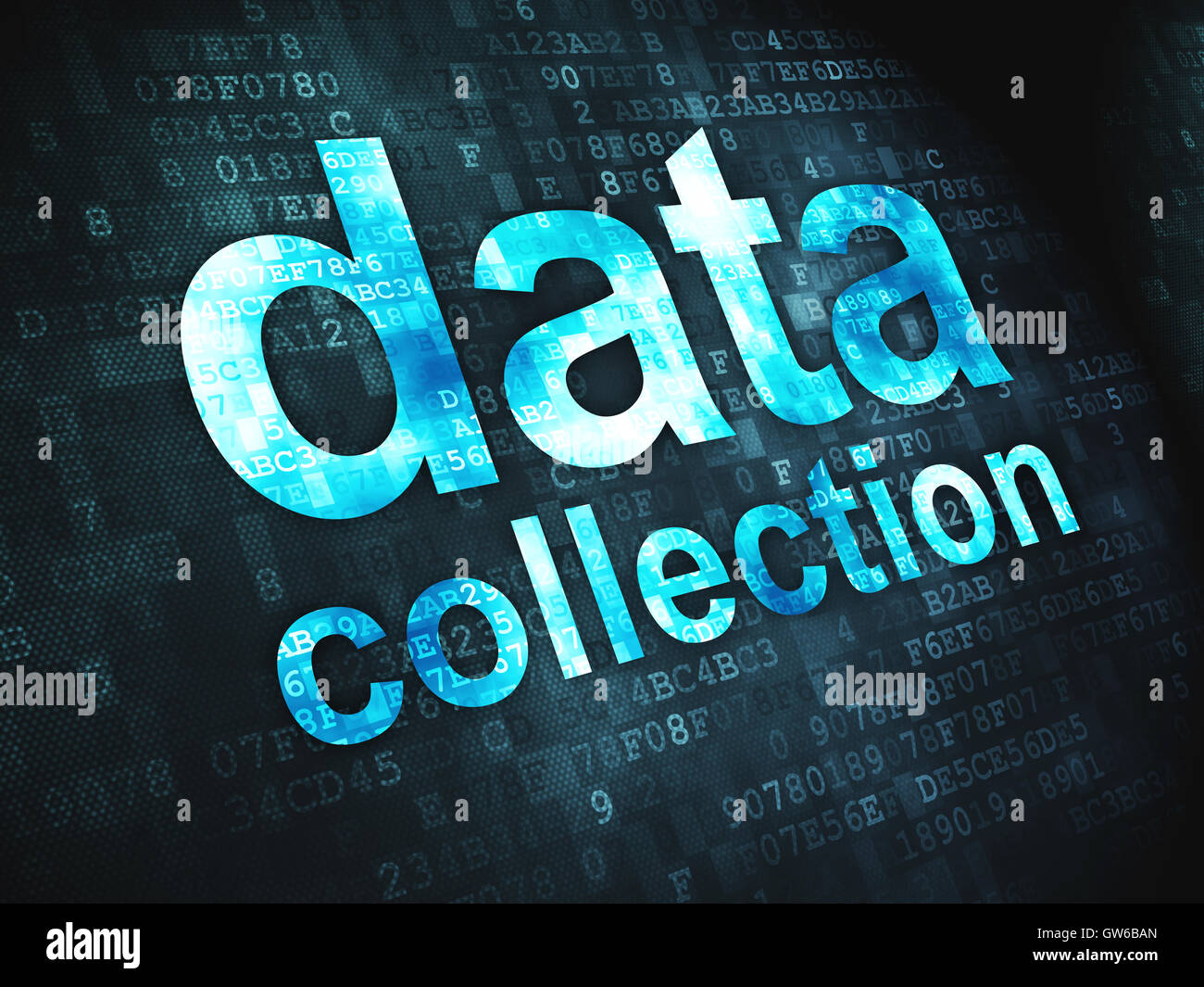 Information concept: Data Collection on digital background Stock Photo ...