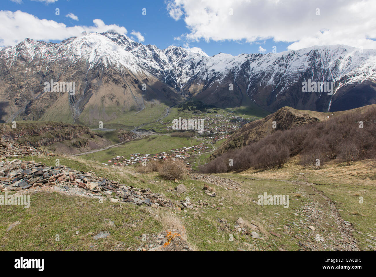 Caucasus mountains, Georgia Stock Photo - Alamy