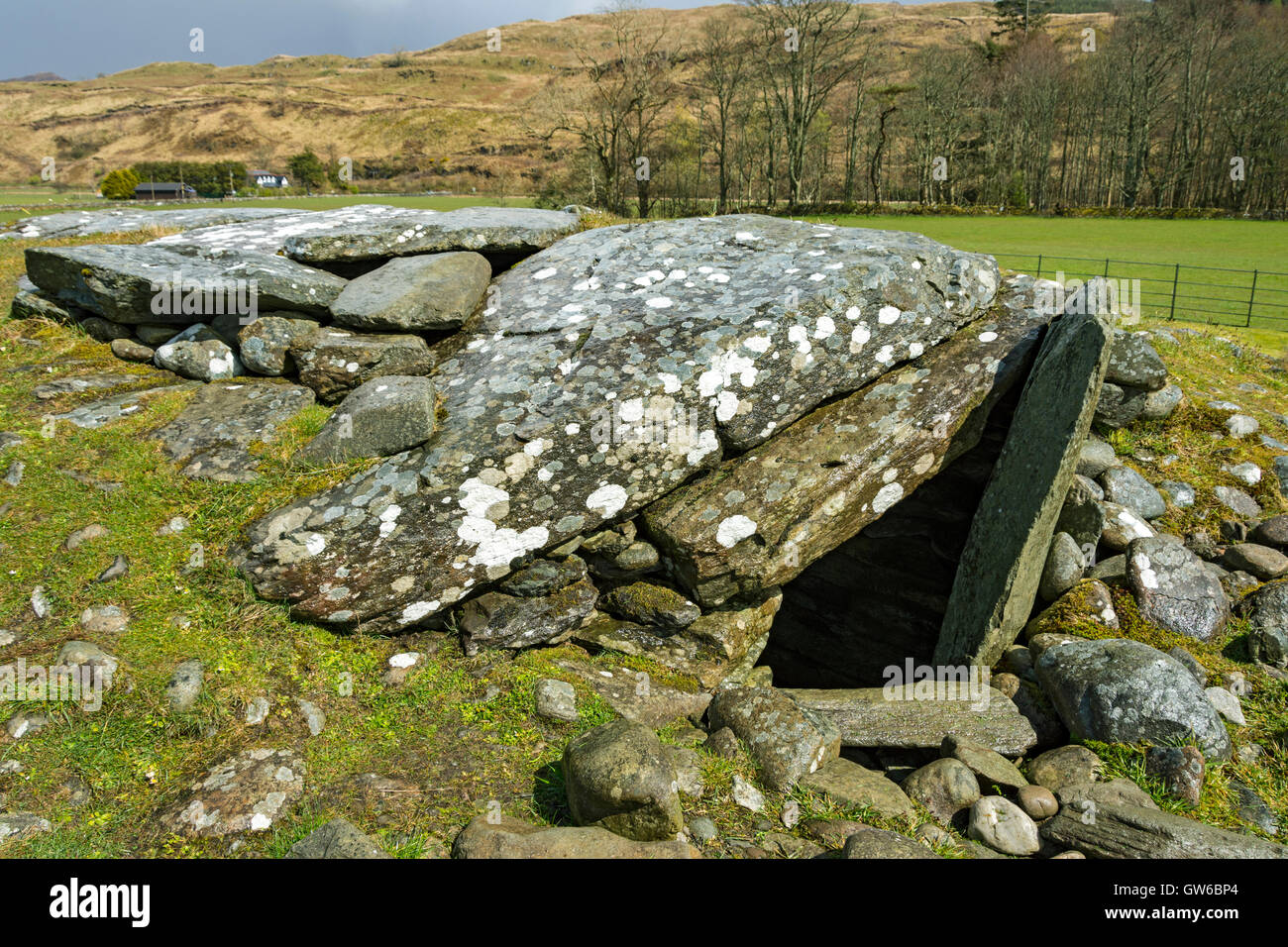 Nether Largie Chambered Cairn, Kilmartin Glen, Argyll and Bute ...