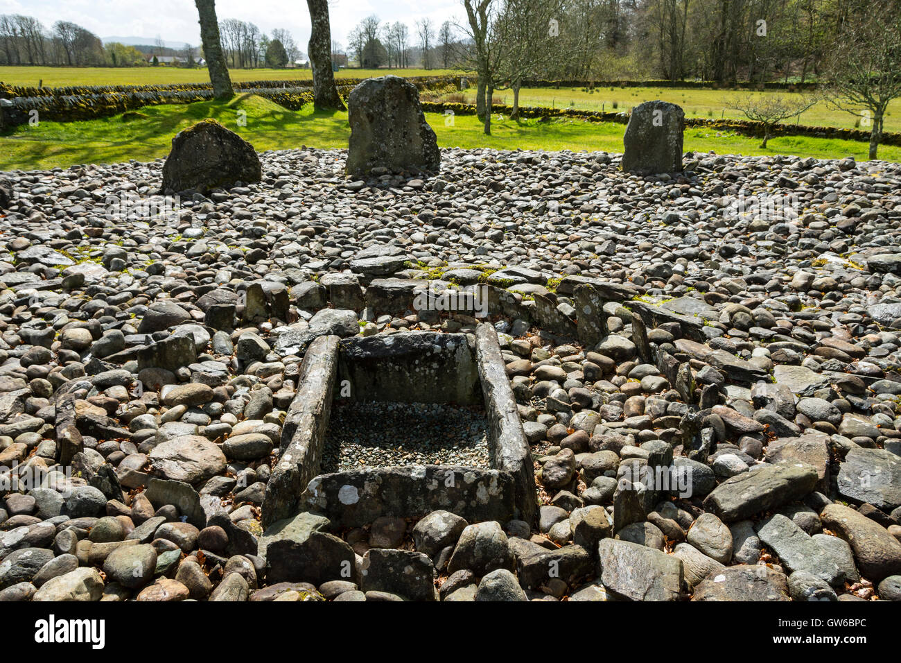 Temple Wood Stone Circle, Kilmartin Glen, Argyll and Bute, Scotland, UK ...