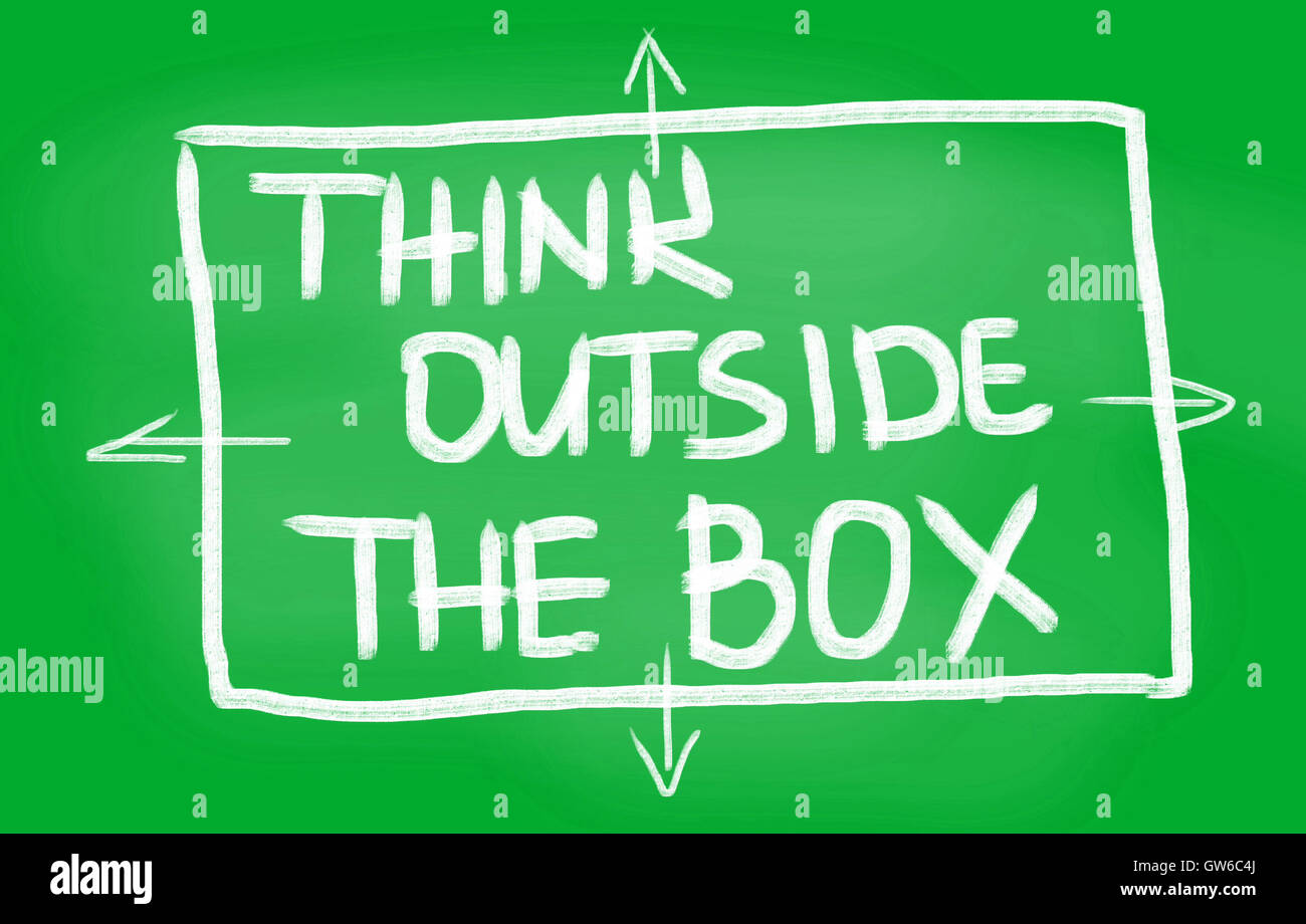 Thinking outside the box hi-res stock photography and images - Alamy