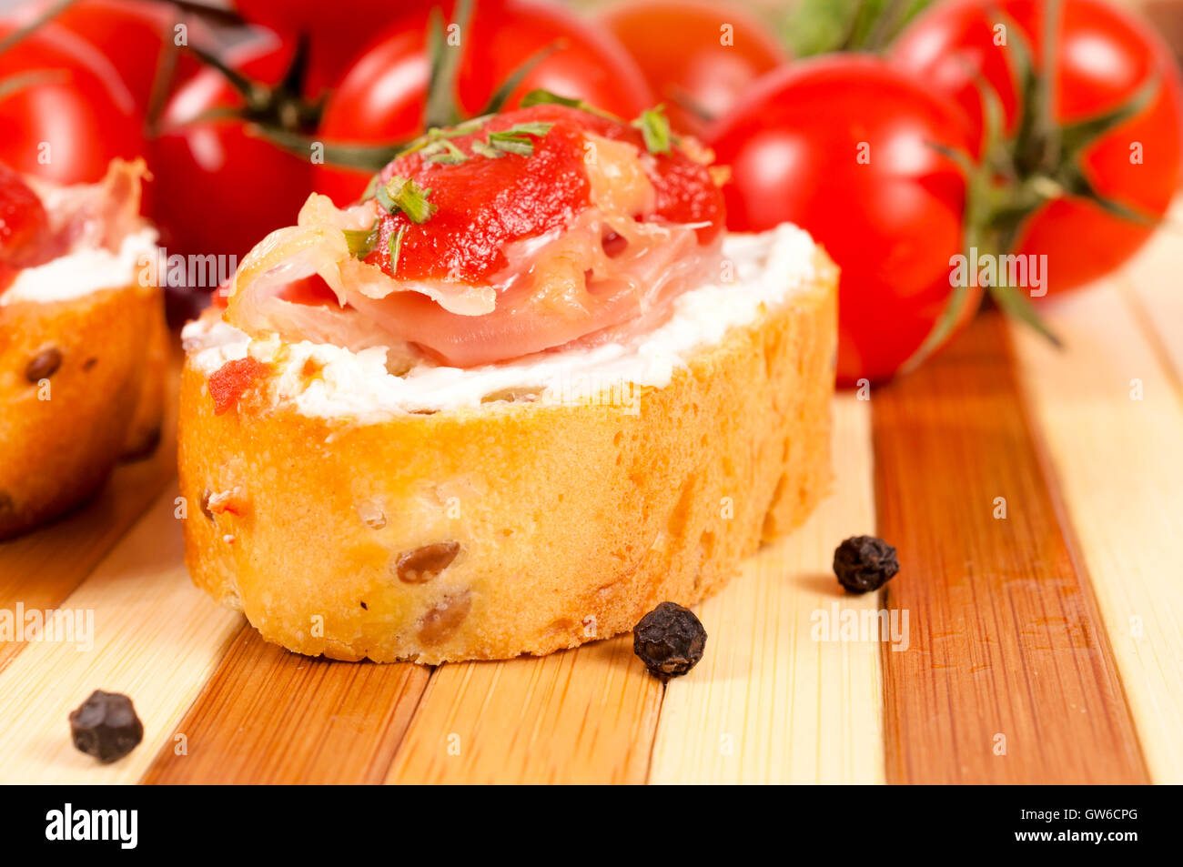 Single small sandwich Stock Photo - Alamy