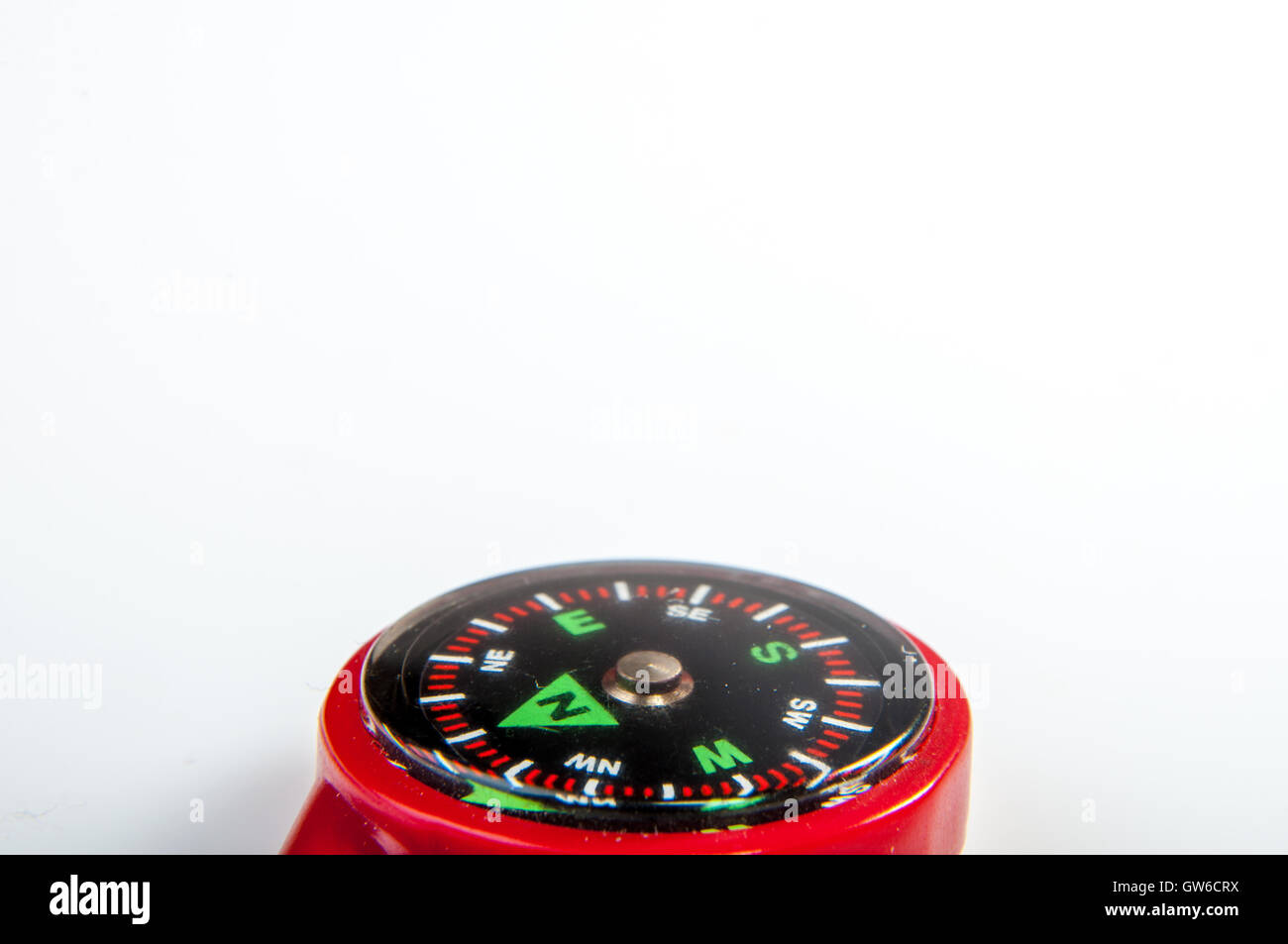 Compass showing north direction Stock Photo - Alamy