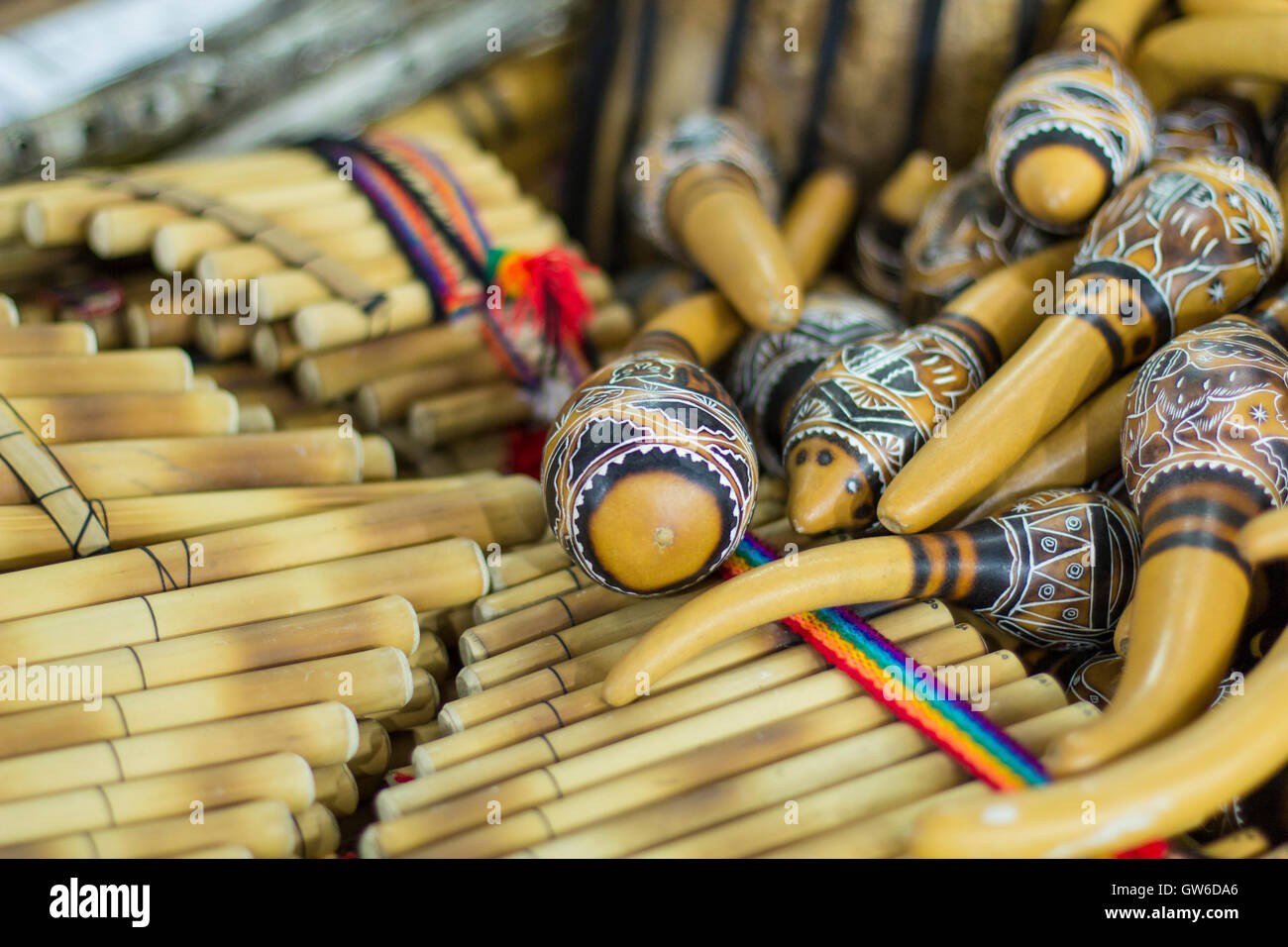 Generic fabric with traditional Peruvian design elements, Sacred Valley ...