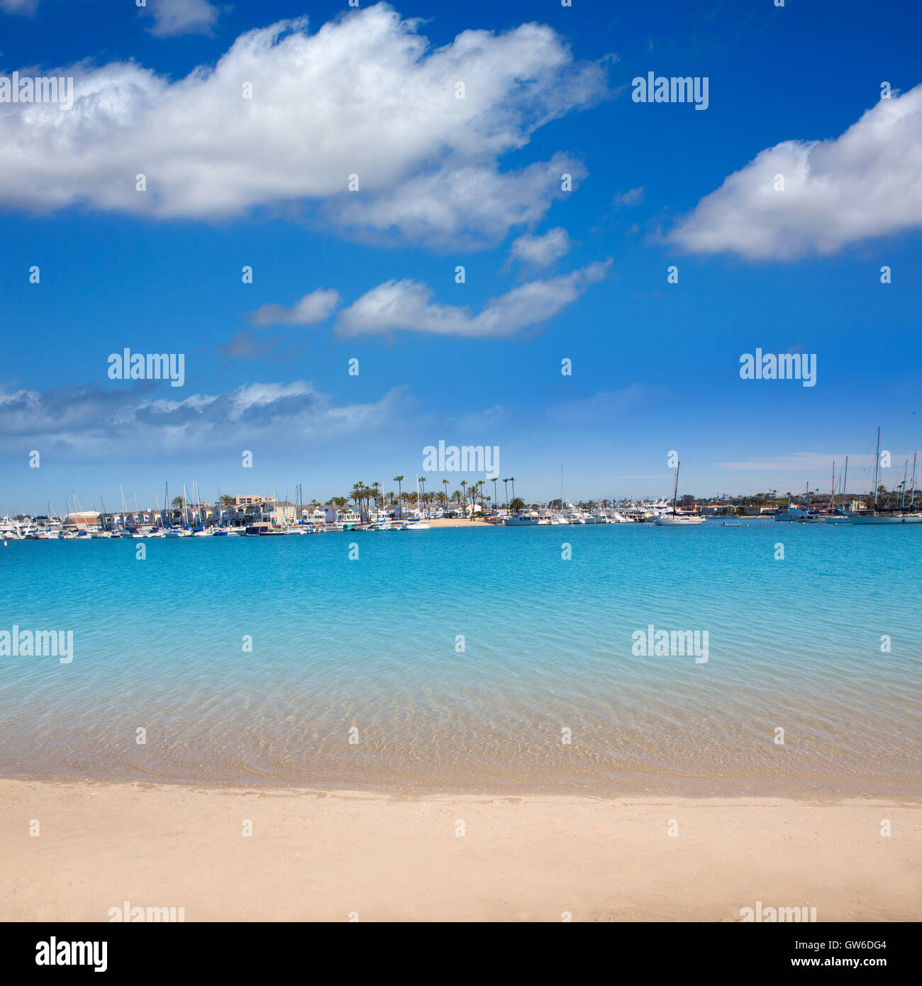 Newport Bay California Balboa Peninsula and Lido Island Stock Photo - Alamy