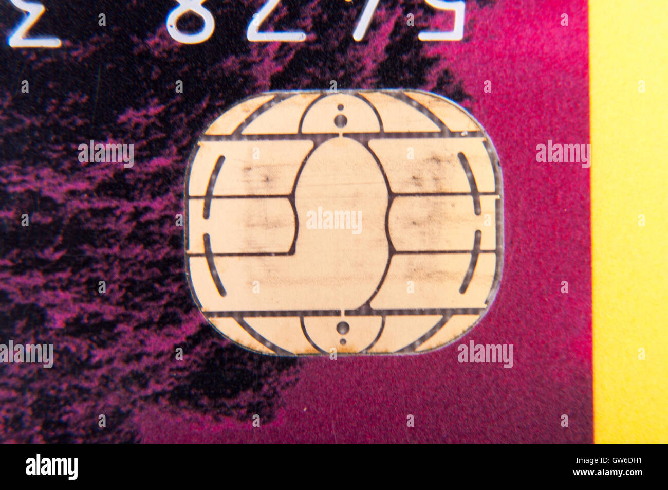 Microchip in Credit Card Stock Photo - Alamy