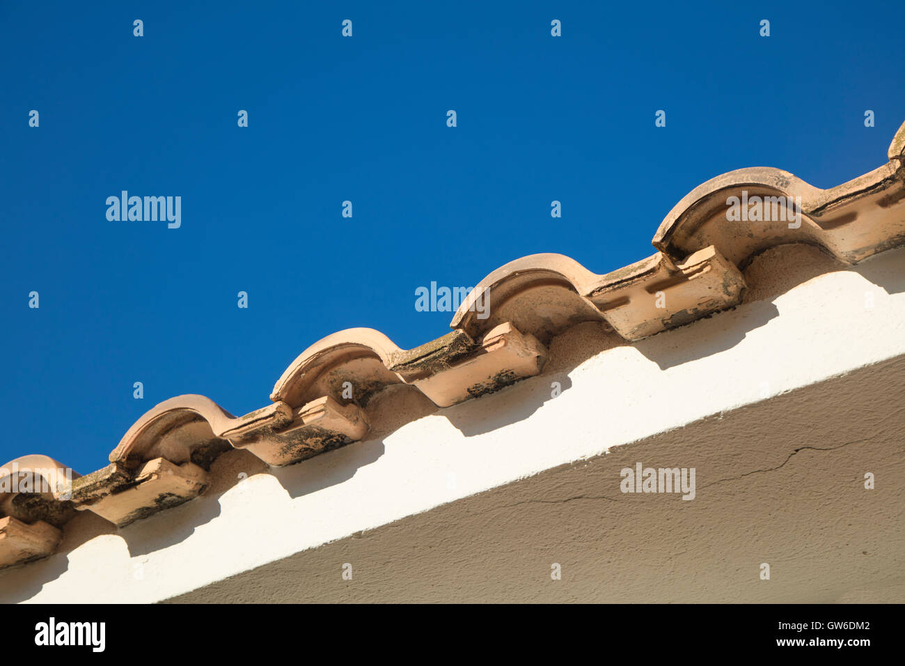 Red clay ceramic tile roofing hi-res stock photography and images - Alamy