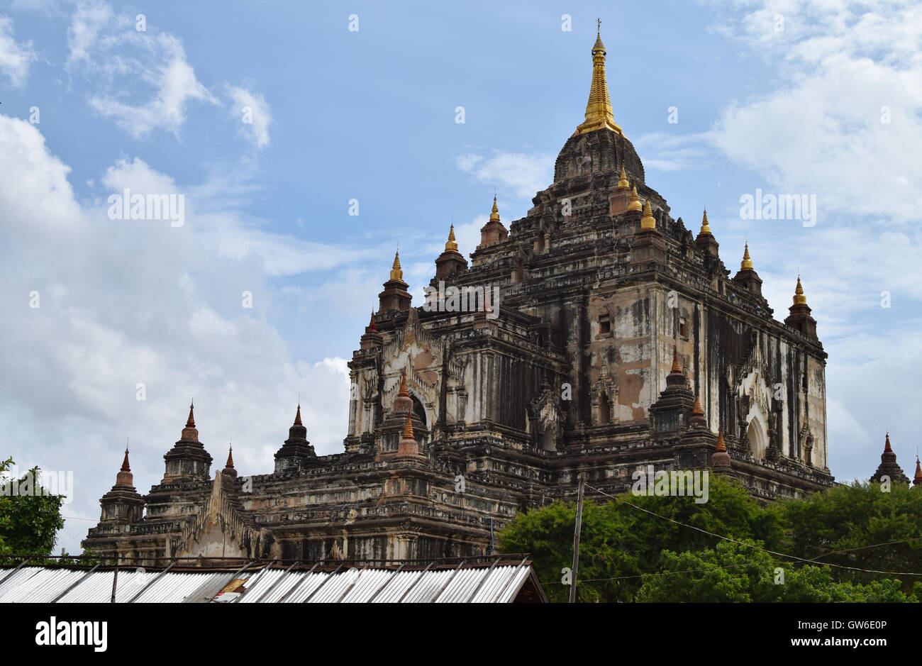 Ancient Thatbyinnyu Temple in Bagan, Myanmar Stock Photo - Alamy