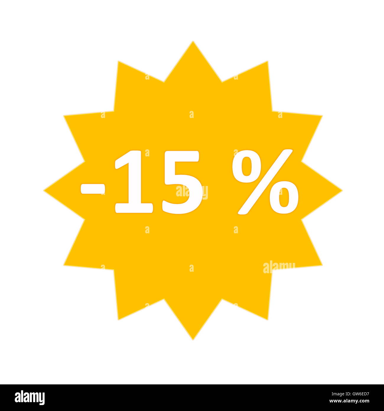 Gold number 15 percent hi-res stock photography and images - Alamy