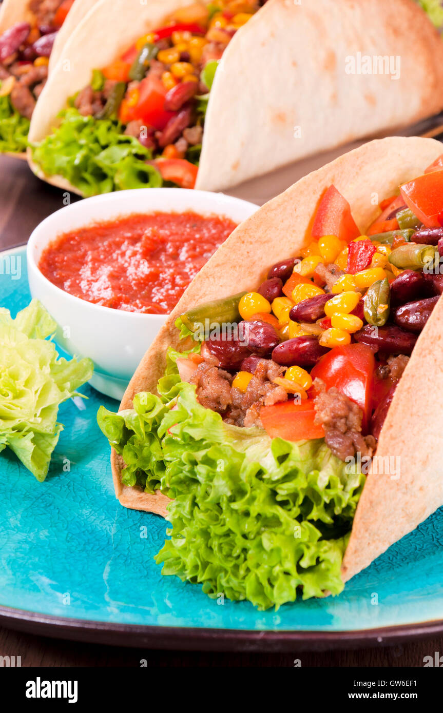 Texan taco hi-res stock photography and images - Alamy