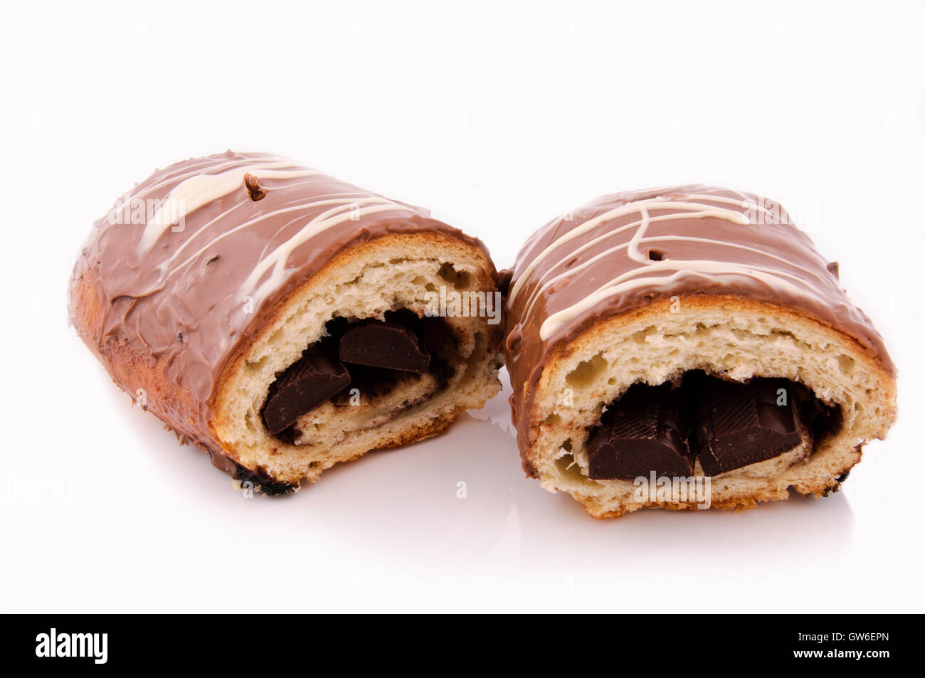 Dessert food sweet chocolate Cut Out Stock Images & Pictures - Alamy