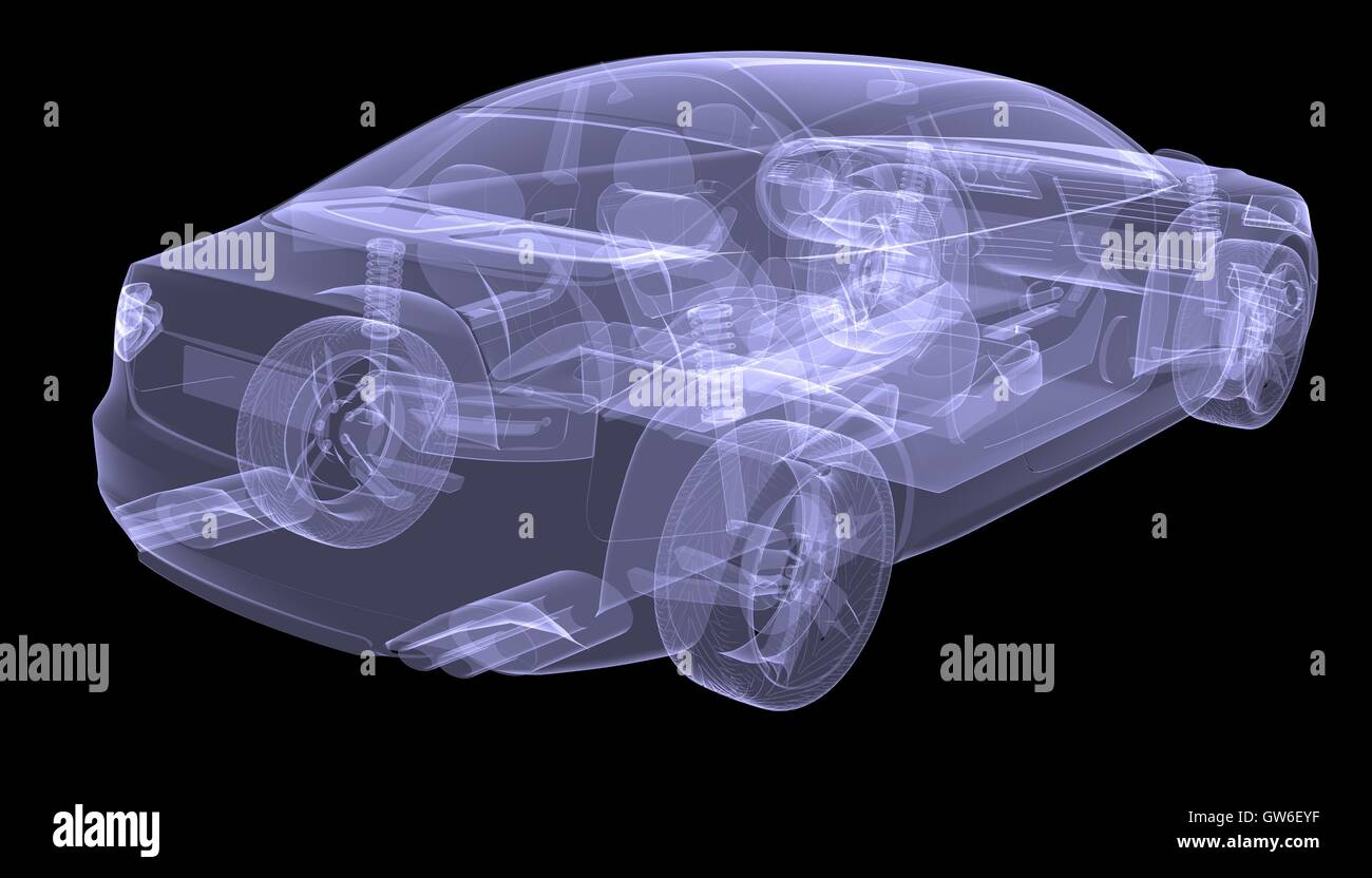 X ray sedan hi-res stock photography and images - Alamy
