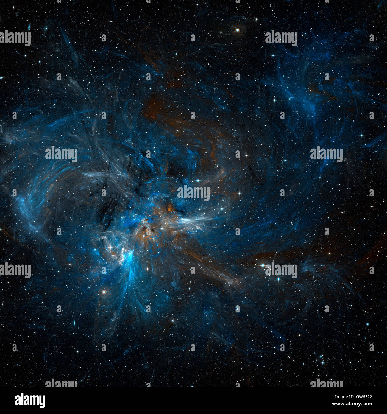 Colorful stars nebula in outer space Stock Photo - Alamy