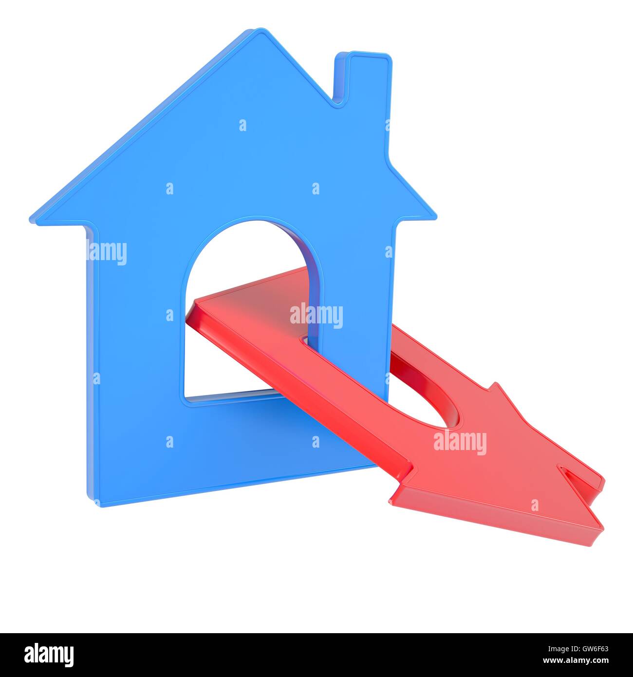 Two house icon Stock Photo - Alamy