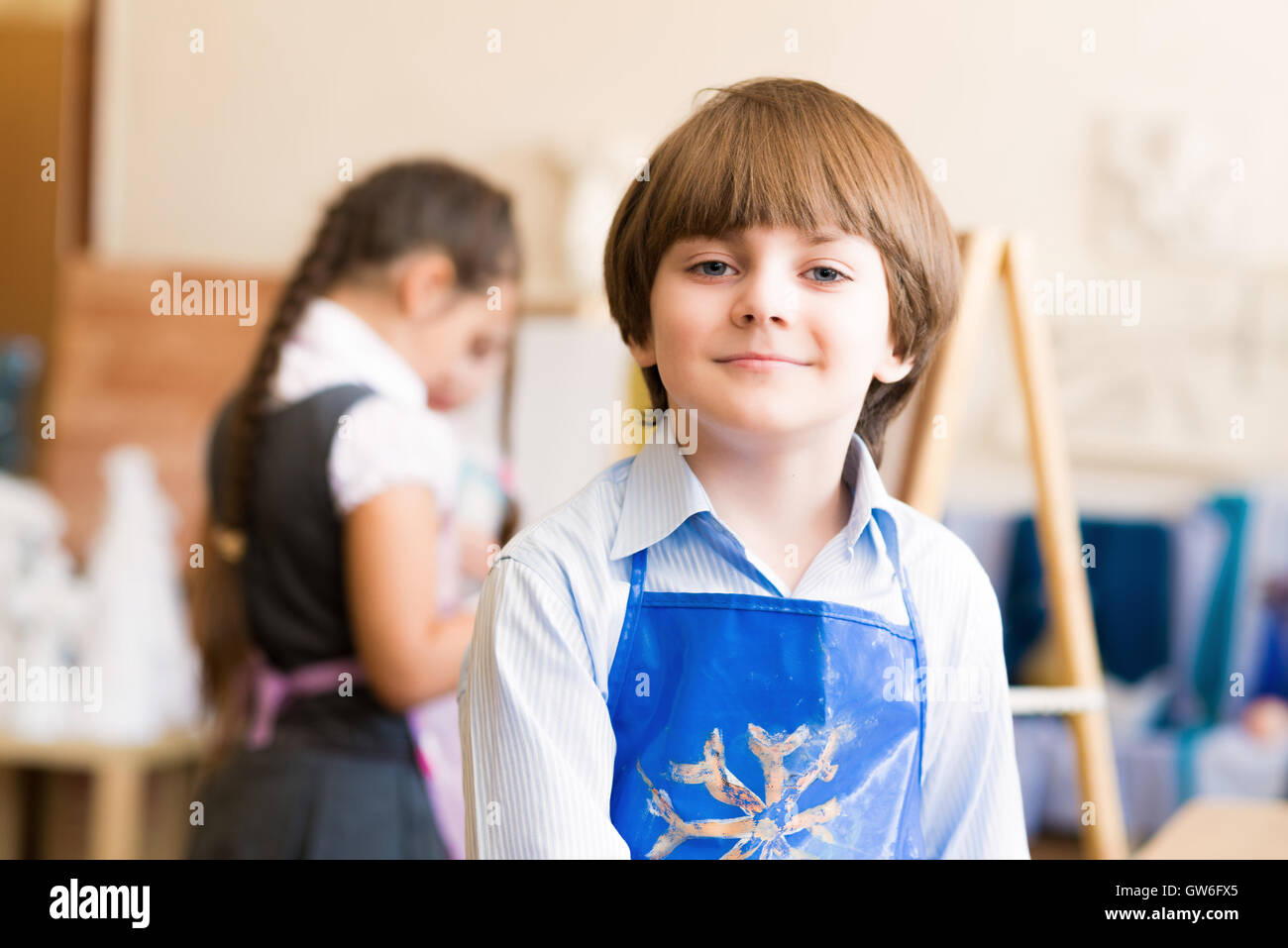 portrait of a nice boy Stock Photo - Alamy