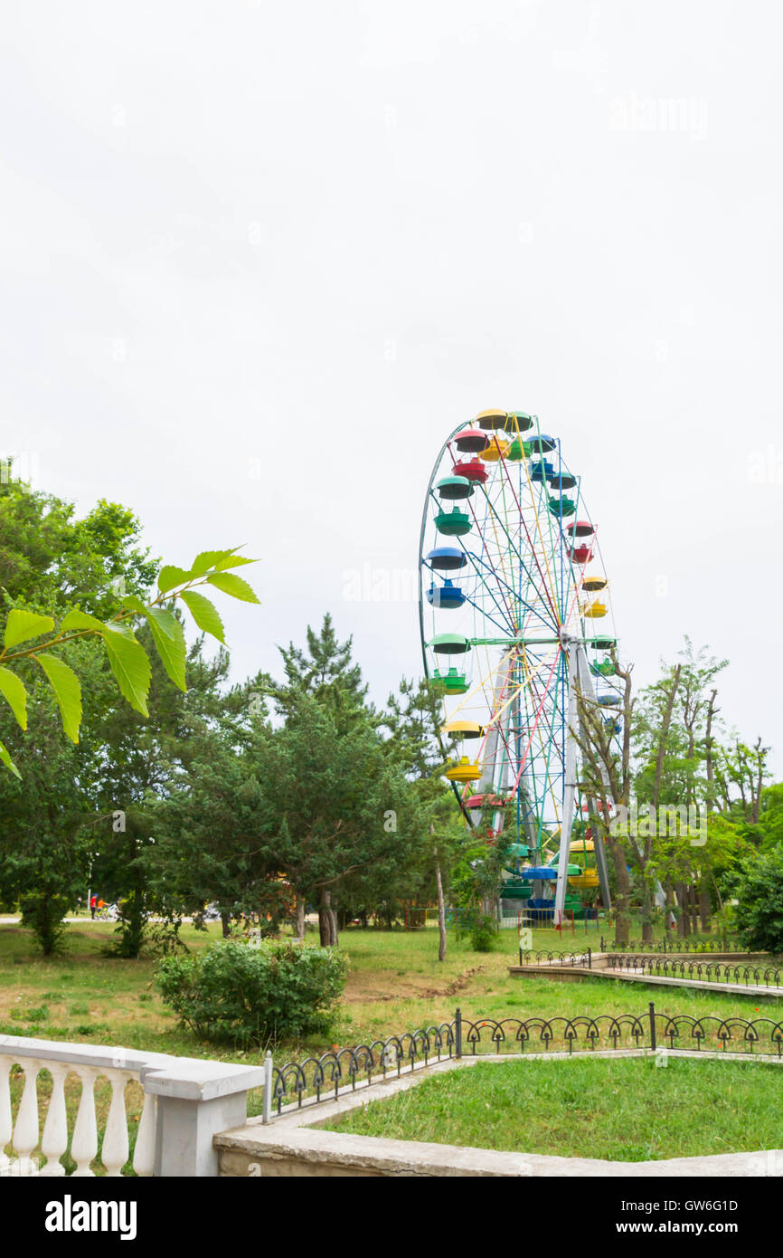 The Ferris wheel is a big attraction in the summer Stock Photo - Alamy