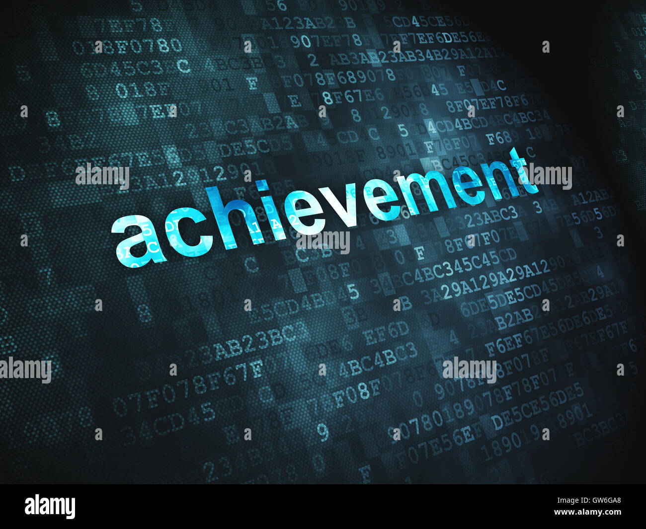 Education concept: Achievement on digital background Stock Photo - Alamy