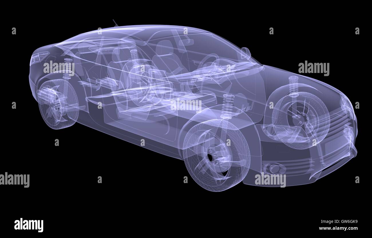 X ray sedan hi-res stock photography and images - Alamy