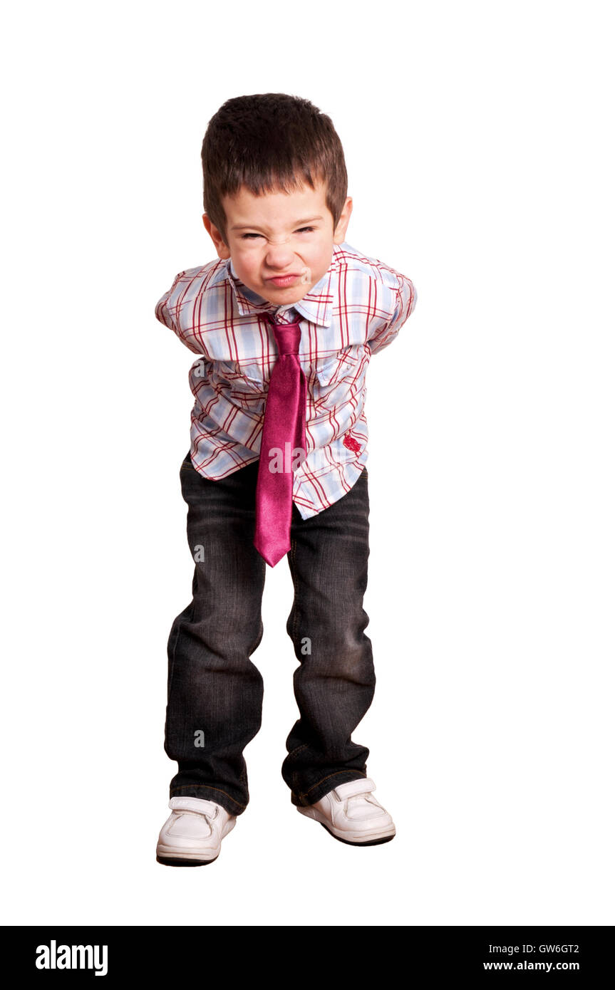 Angry boy hair Cut Out Stock Images & Pictures - Alamy