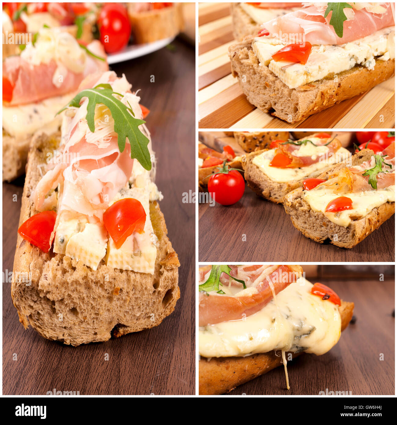 Blue cheese sandwich Stock Photo - Alamy