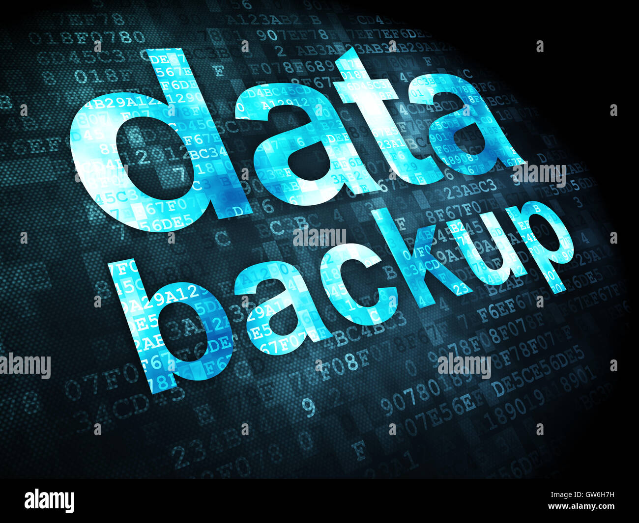 Information concept: data backup on digital background Stock Photo - Alamy