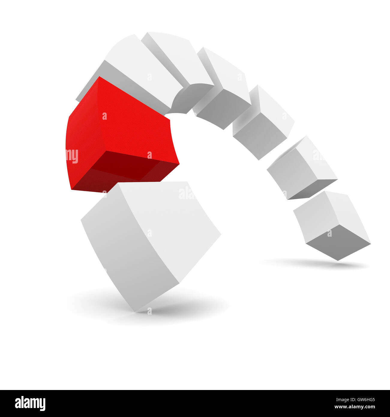 Futuristic room architecture Cut Out Stock Images & Pictures - Alamy