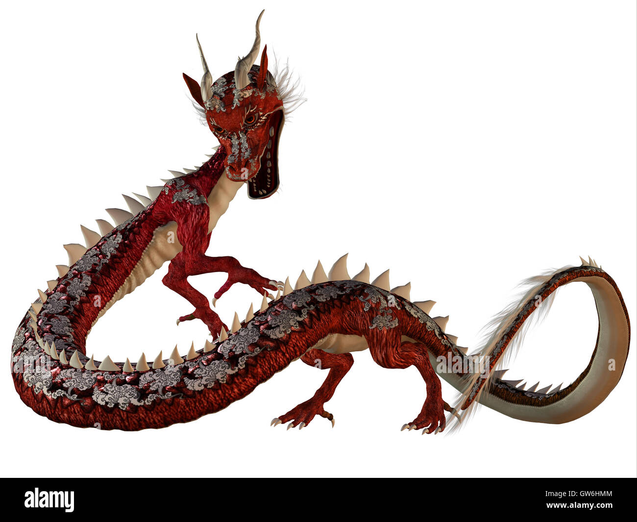 Red dragon symbol hi-res stock photography and images - Alamy