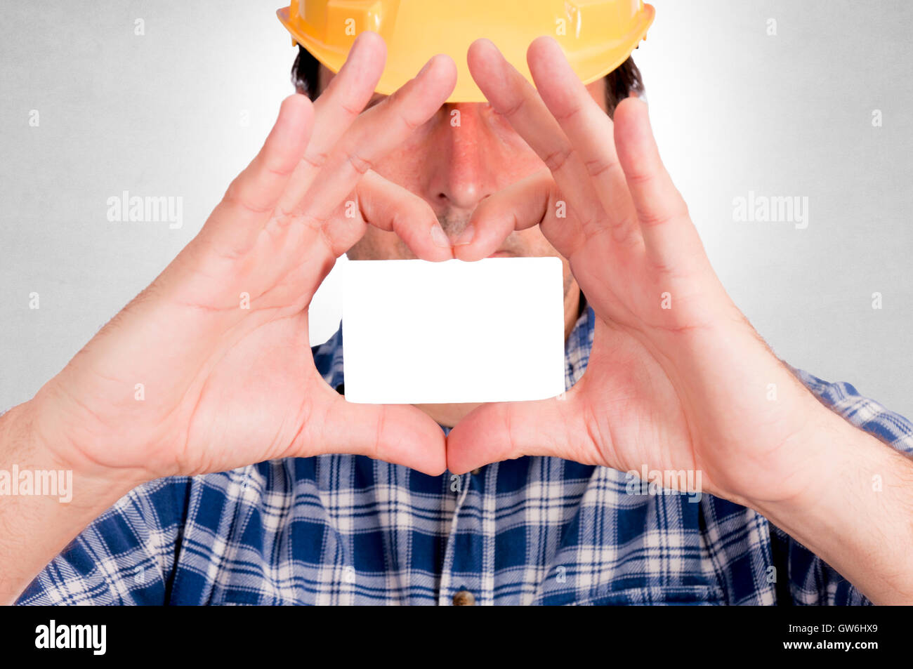 Blank calling card Stock Photo - Alamy