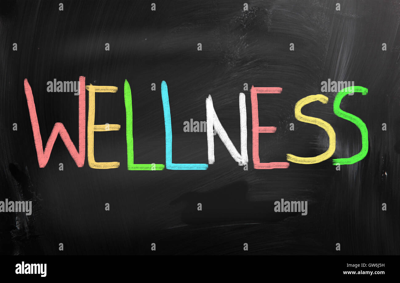 Health concept handwritten with chalk on a blackboard Stock Photo - Alamy