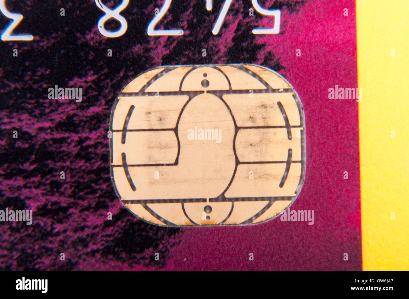 Microchip in Credit Card Stock Photo - Alamy