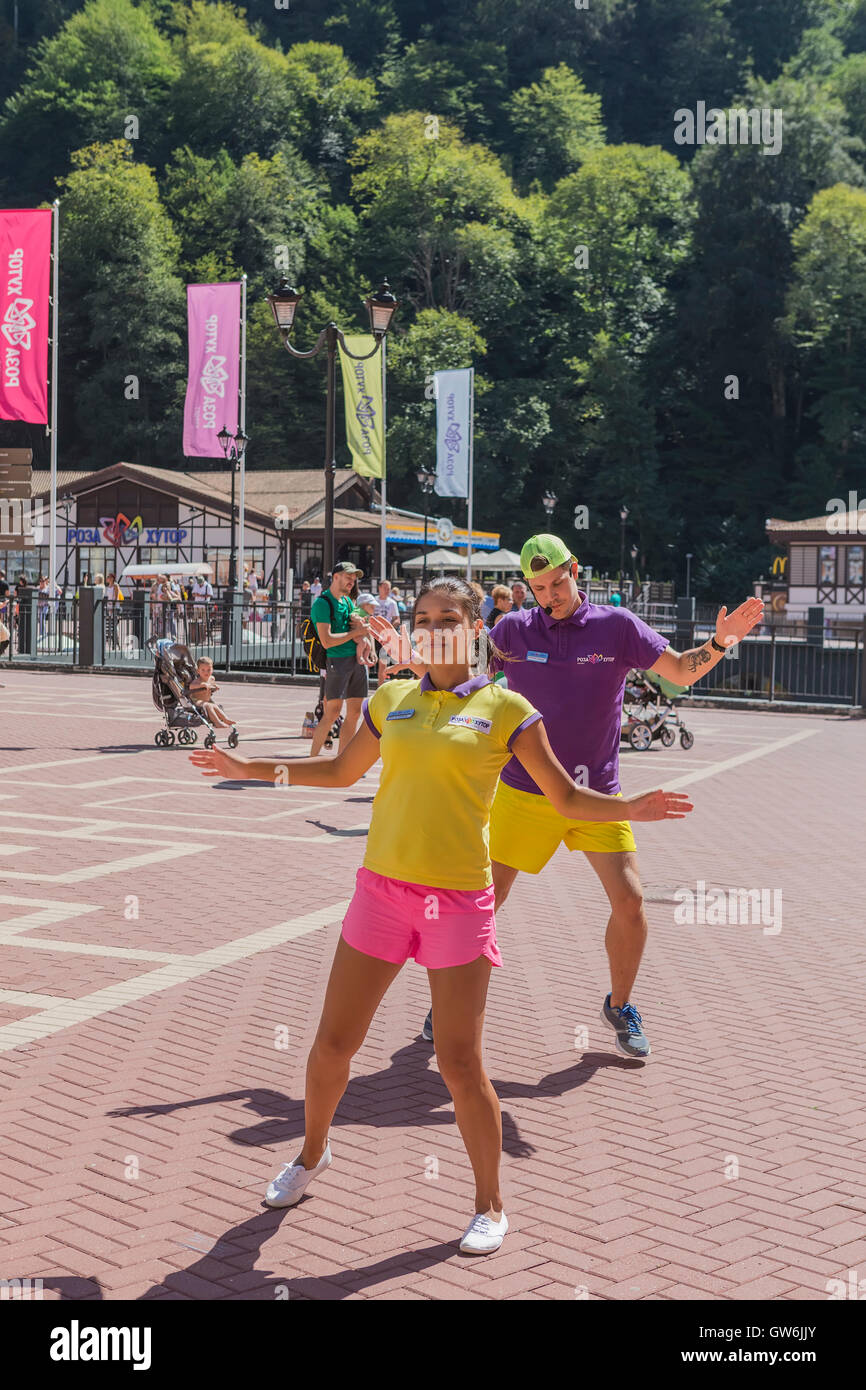 Tourists dancing hi-res stock photography and images - Alamy