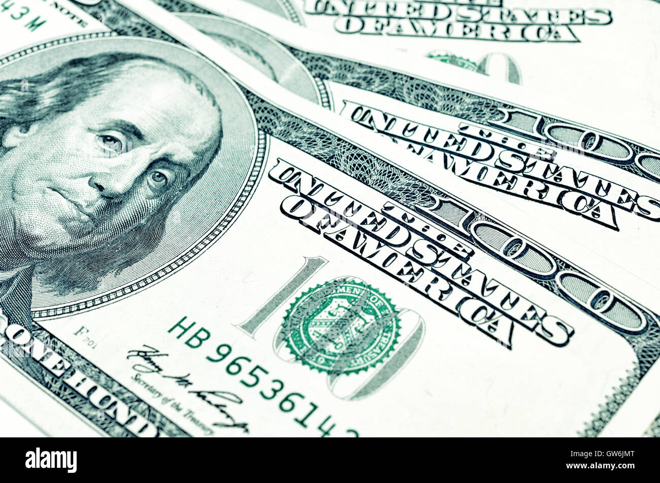 One hundred bucks Stock Photo - Alamy
